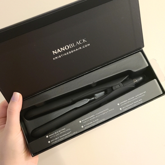 Kristin Ess | Hair | Kristin Ess Nano Black Mini Hair Straightening ...